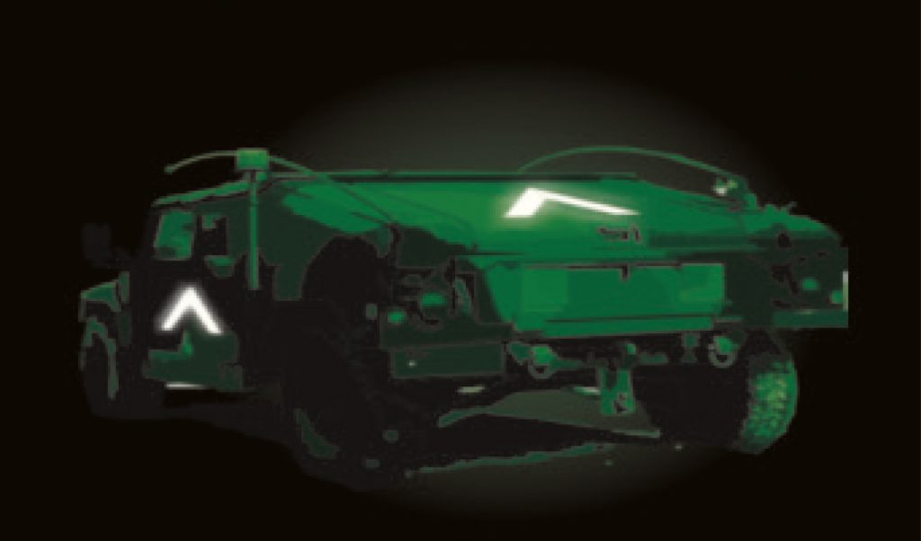 identifying tanks with IR strips | Cyalume