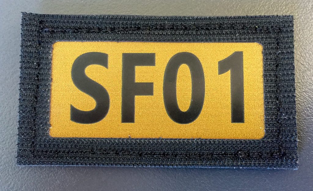 IR identification patch with velcro fastening | Cyalume