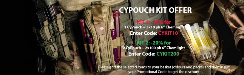 CyPouch tactical Cyalume lightsticks holder | Cyalume